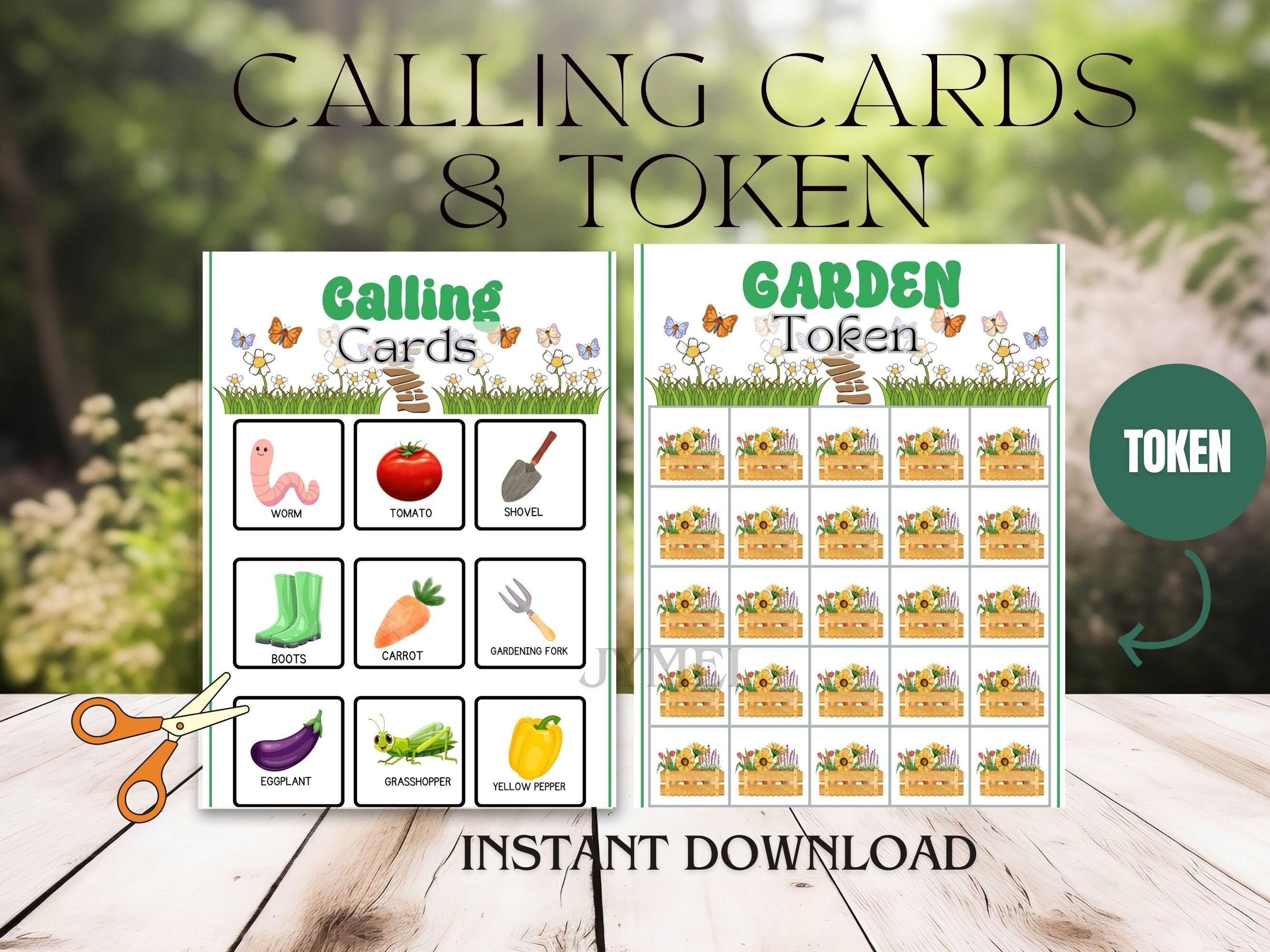 Garden Bingo Printable, Garden Game, Gardening Game for Kids, Classroom ...