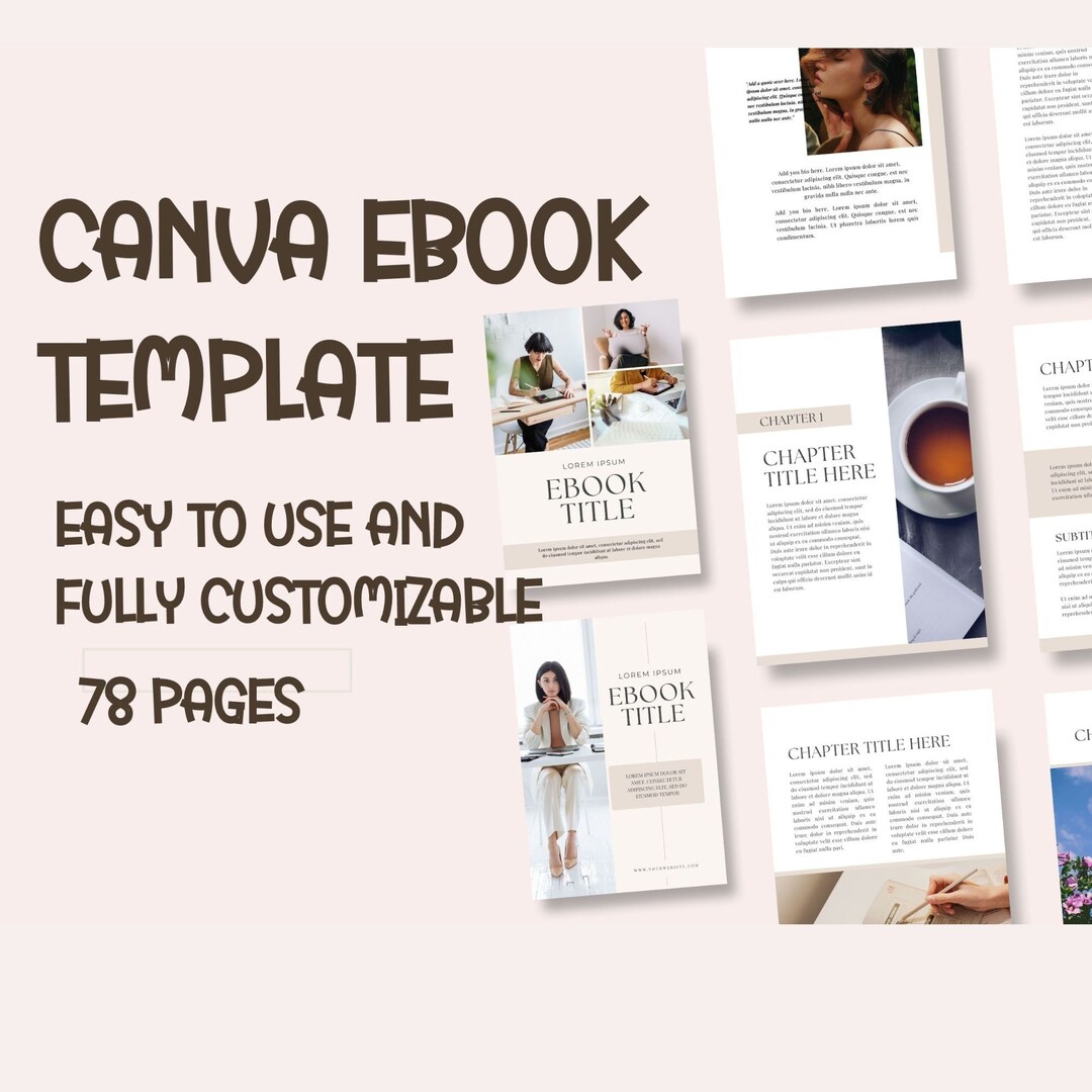 Editable Ebook Template | Professional Designed and Customizable for ...