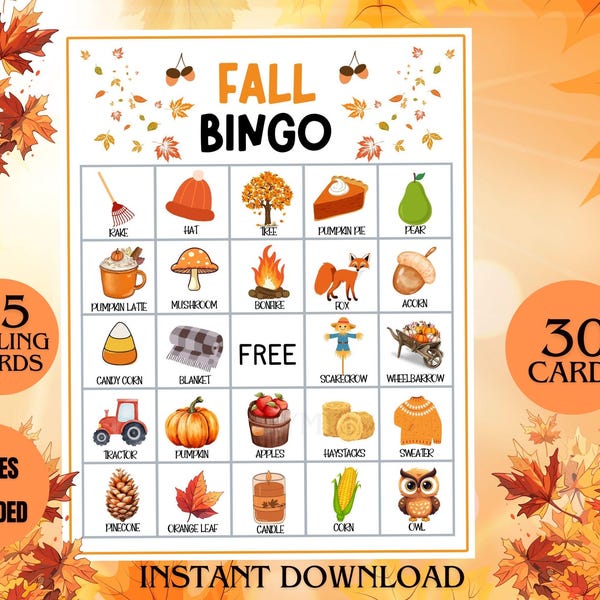 Printable Bingo - Etsy