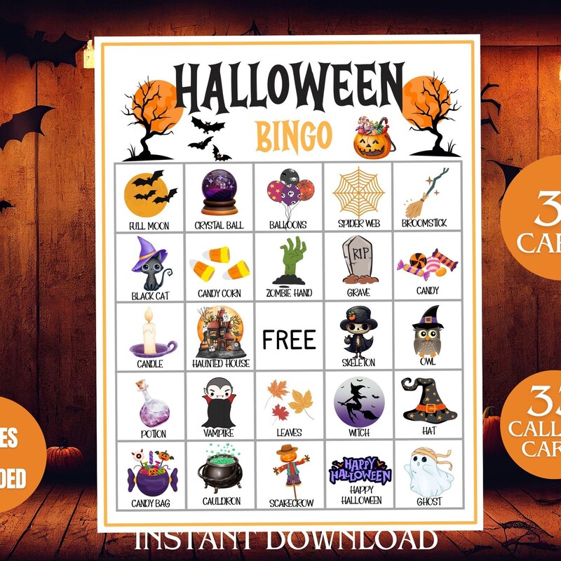 Halloween Bingo - Etsy