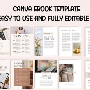 Editable Canva Ebook Template | Course Workbook Template | Lead Magnet ...