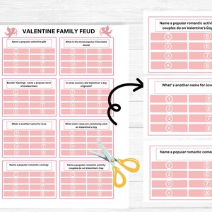 Valentine Family Feud, Valentine's Day Party Game, Valentine Day Trivia ...