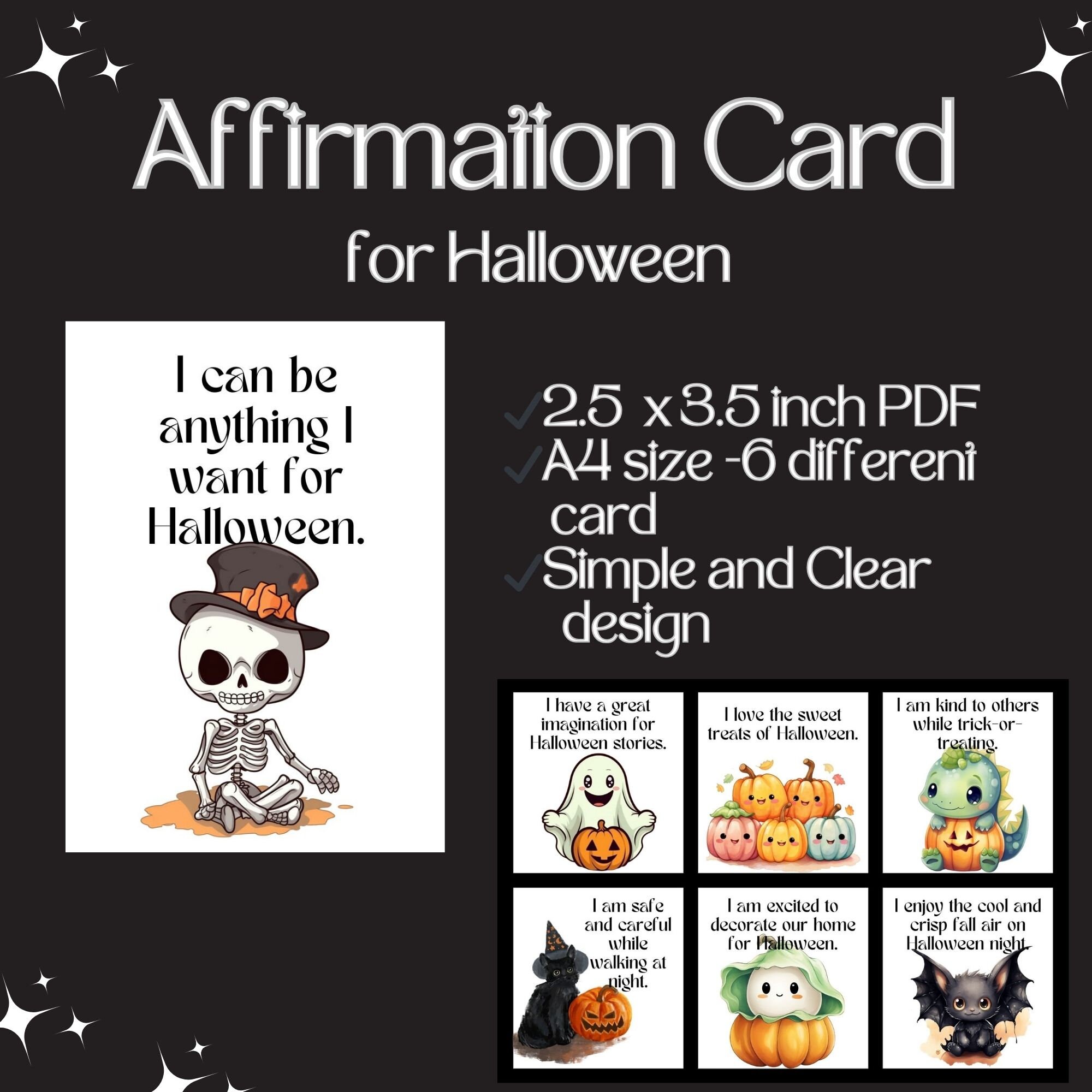 50 Positive Affirmation Cards for Kids to Built Confidence and ...