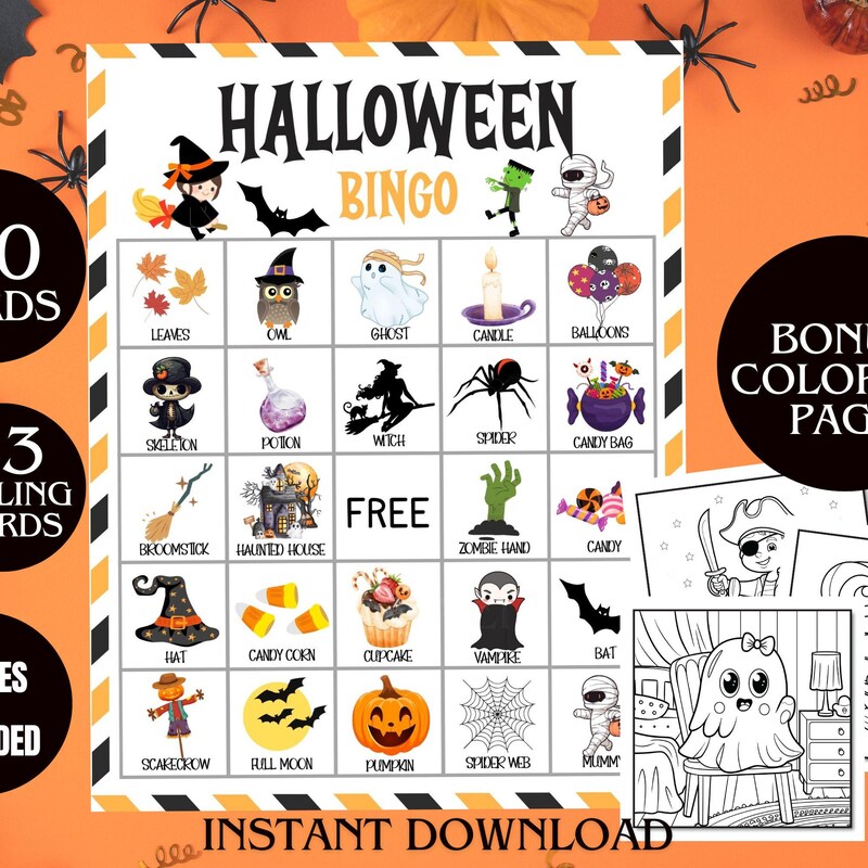 Halloween Bingo - Etsy