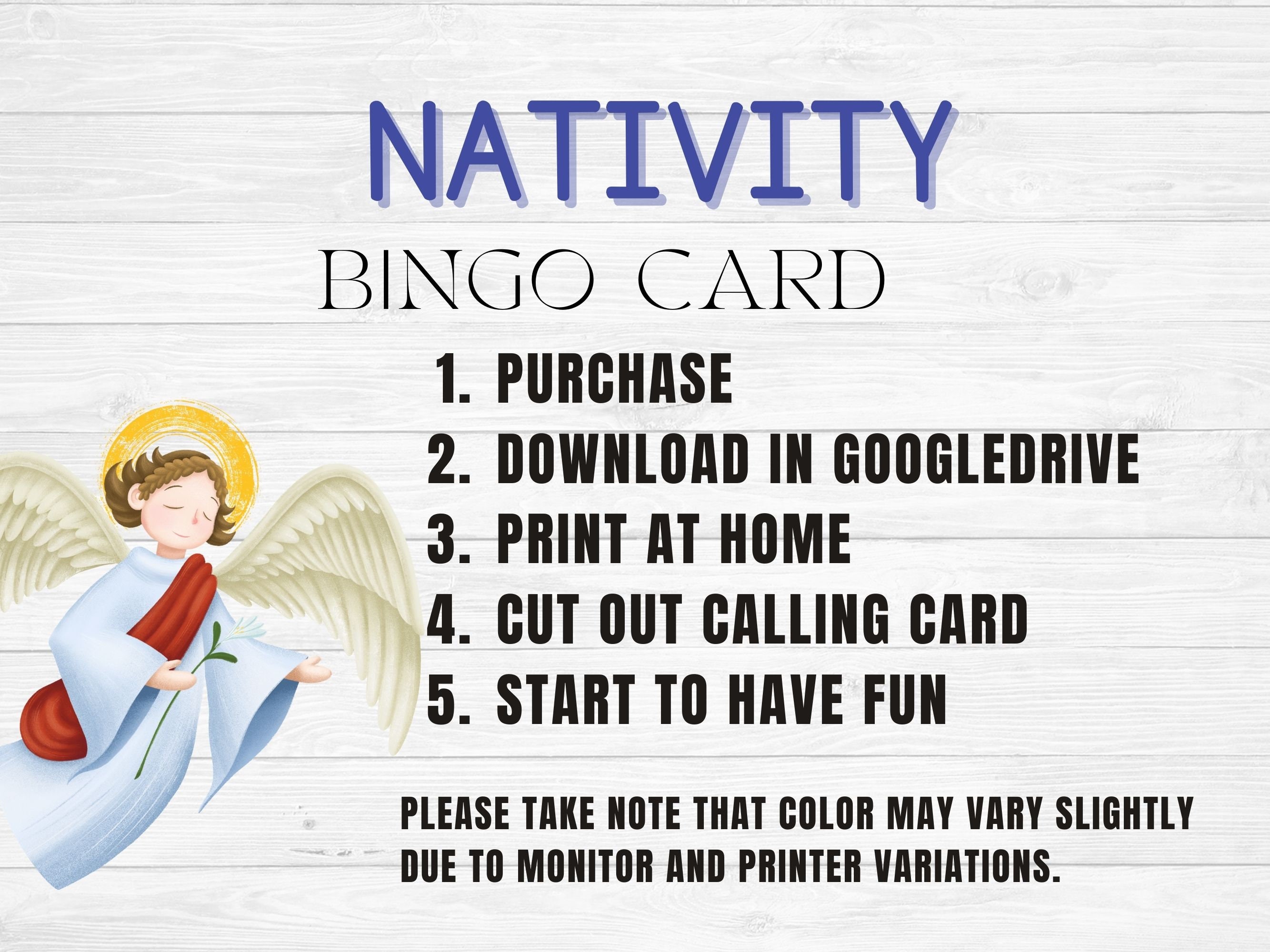 Nativity Bingo Game, Bingo Nativity, Baby Jesus Bingo, Christmas Bingo ...