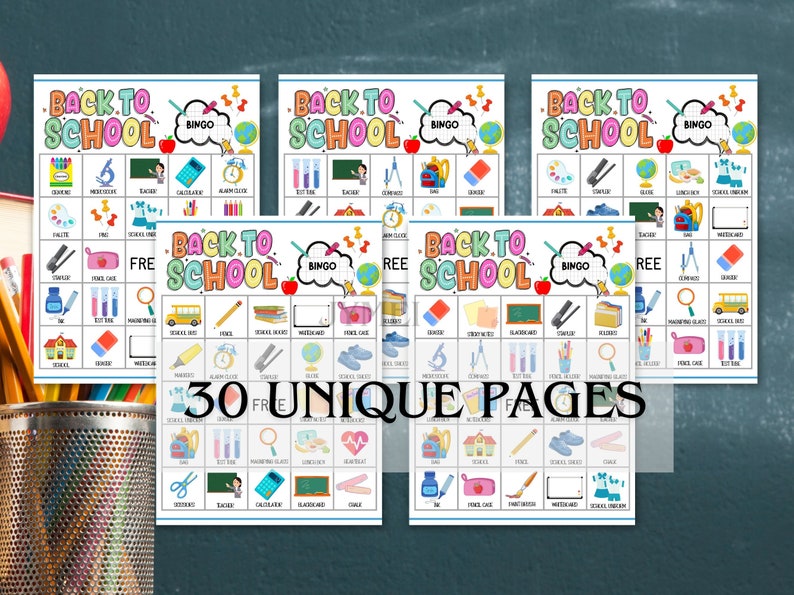 Back to School Bingo Card, Welcome Back Bingo, Back to School Activity ...