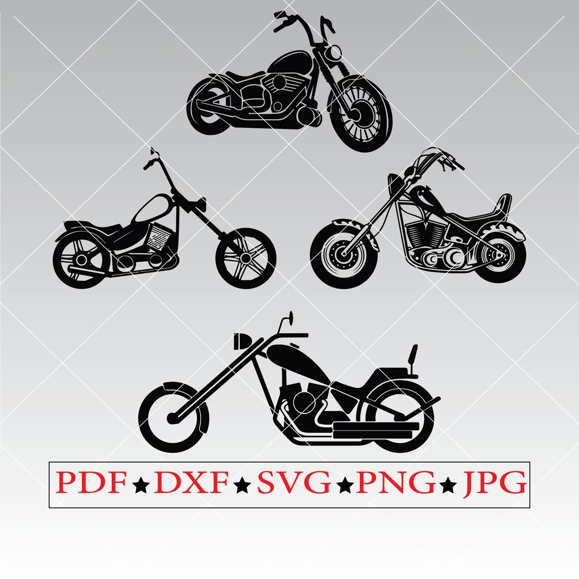 Motorcycle Clipart Svg Biking for Gifts Design Svg Clipart Files Ride ...