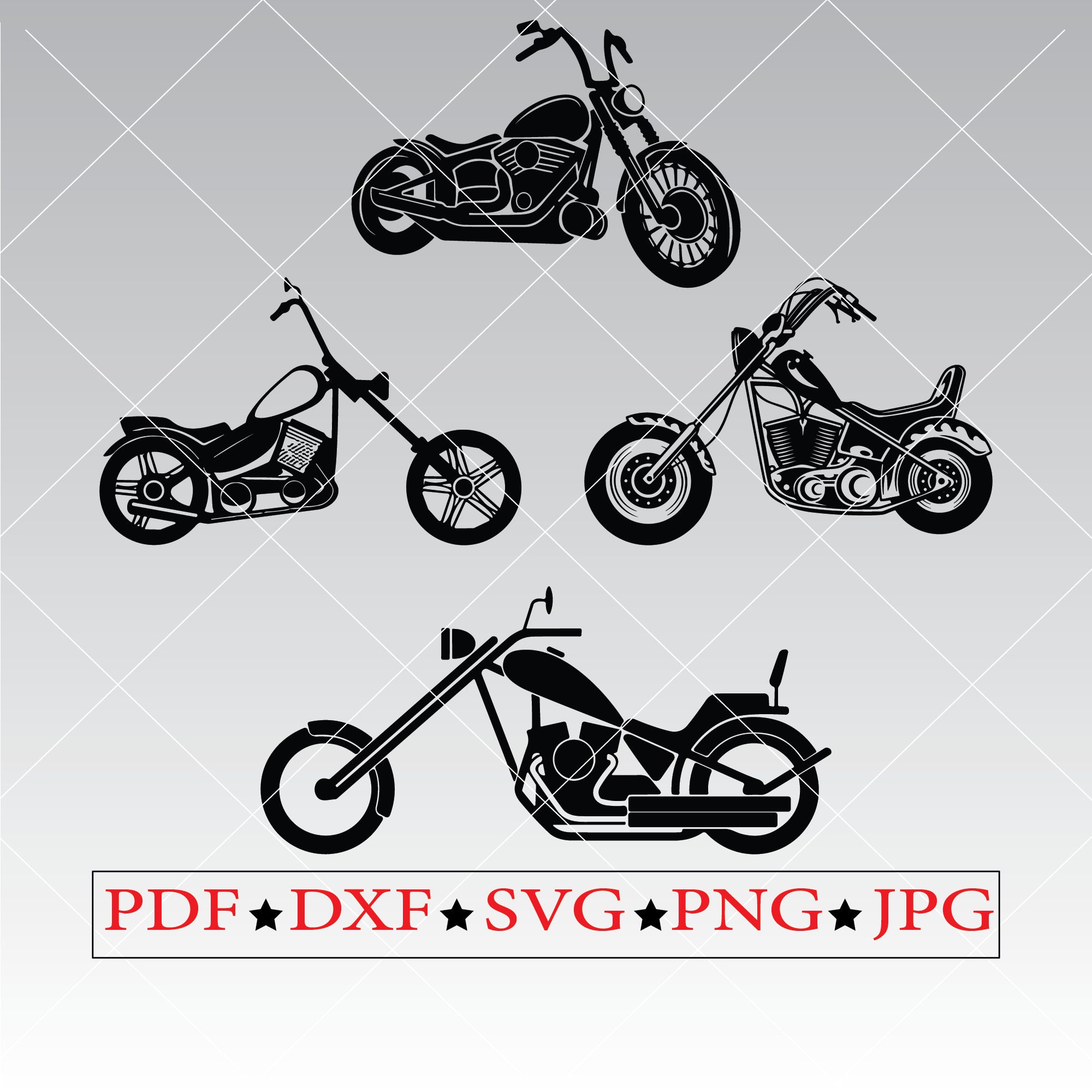 Motorcycle Clipart Svg Biking for Gifts Design Svg Clipart Files Ride ...