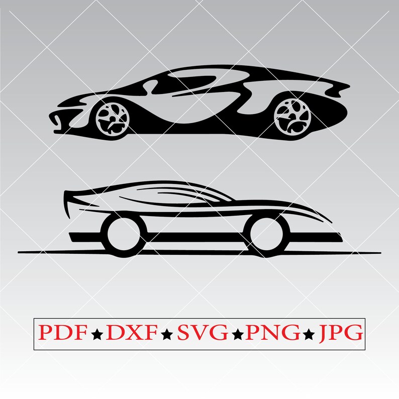 Sport Car Clipart Svg Cars for Gifts Design Svg Clipart Files Sport ...