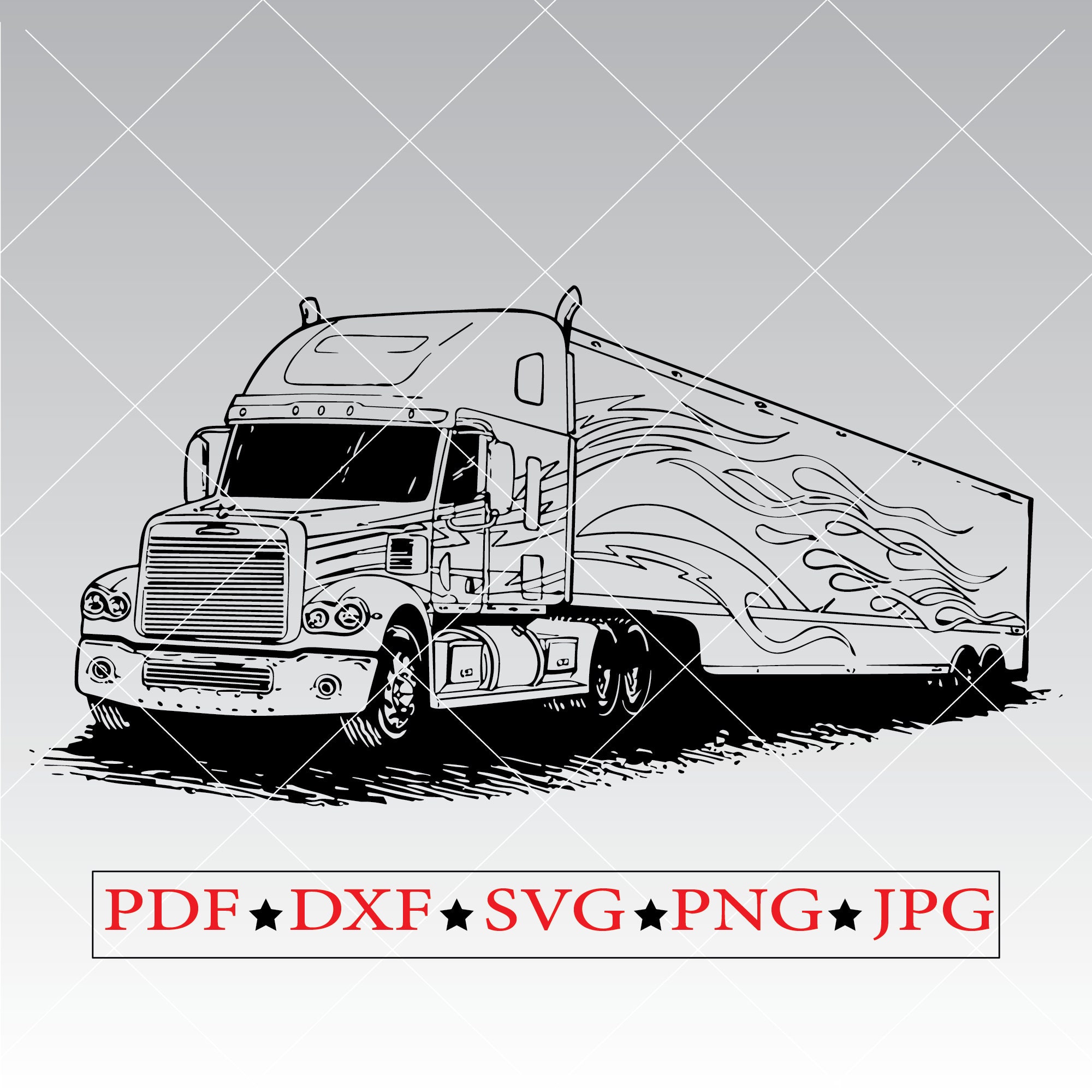 Trucks Svg Trucks Clipart for Gifts Design Svg Clipart Files - Etsy