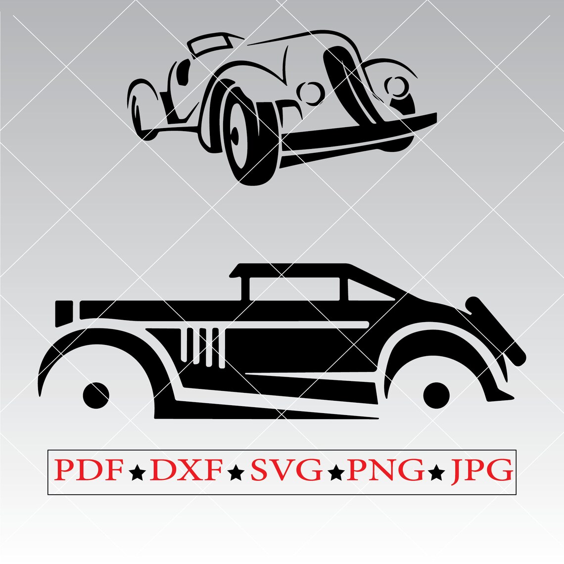 Classic Car Clipart Svg Cars for Gifts Design Svg Clipart Files Classic ...