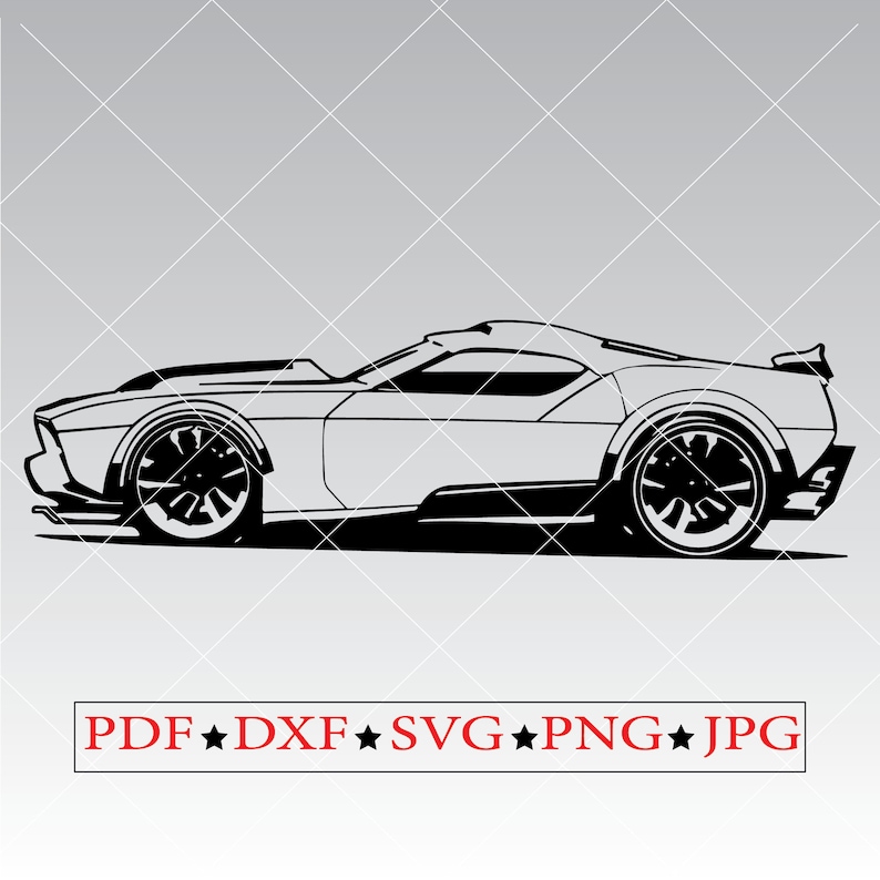 Sport Car Clipart Svg Cars for Gifts Design Svg Clipart Files Sport ...