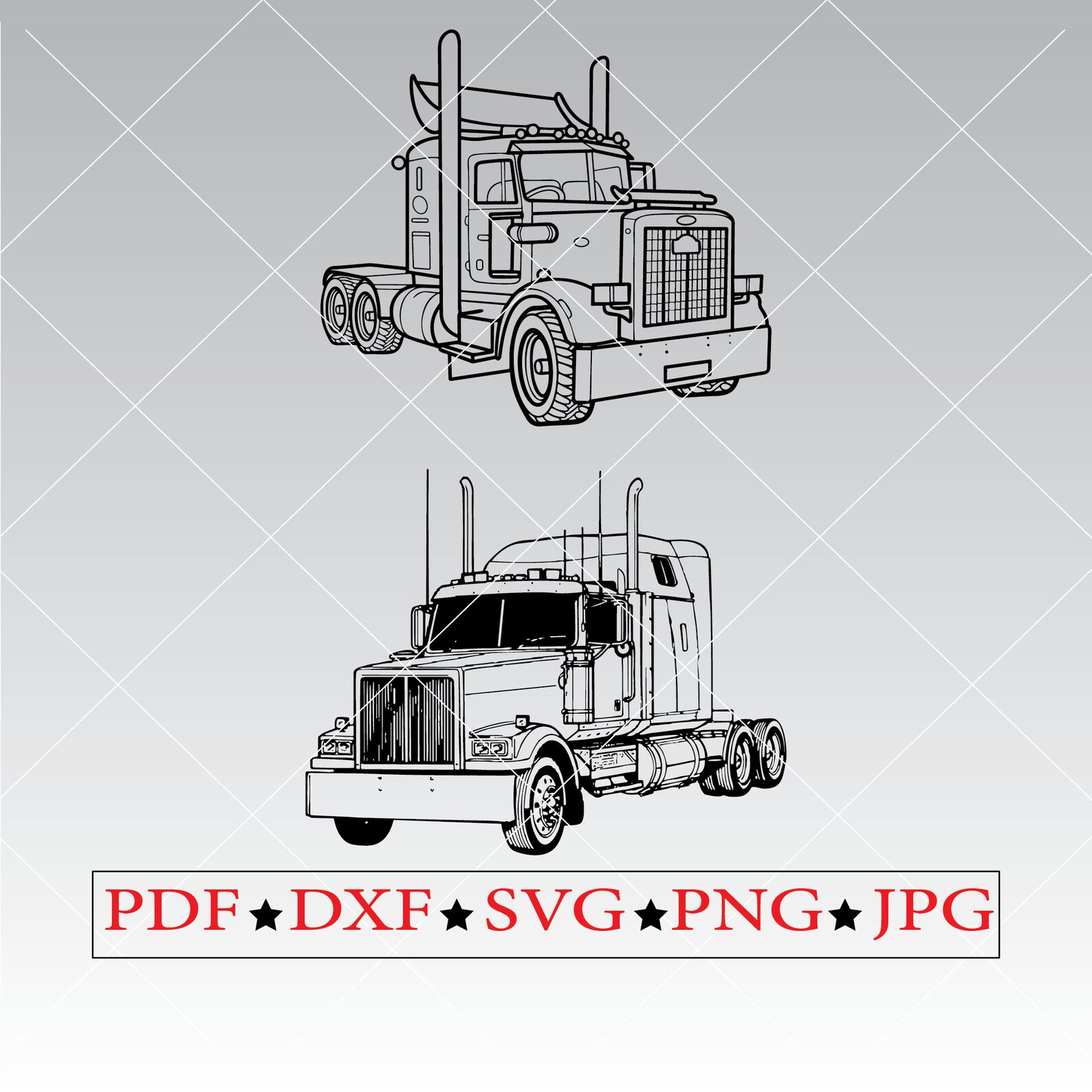 Trucks Svg Trucks Clipart for Gifts Design Svg Clipart Files Trucks Svg ...
