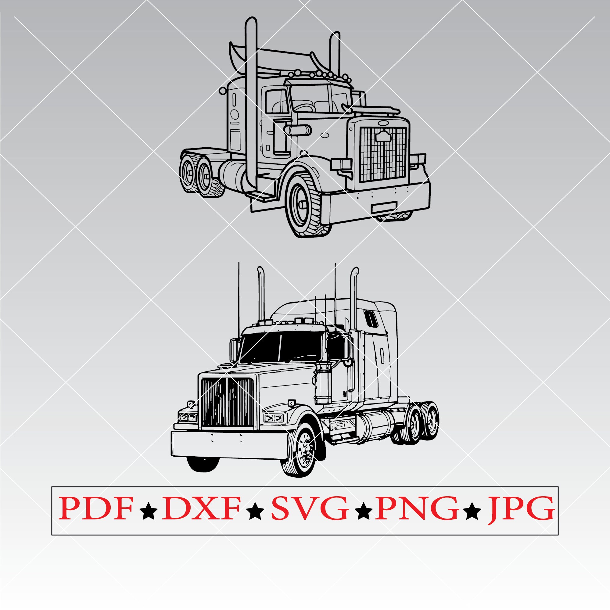 Trucks Svg Trucks Clipart for Gifts Design Svg Clipart Files Trucks Svg ...