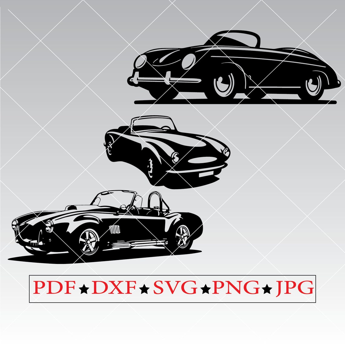 Classic Car Clipart Svg Cars for Gifts Design Svg Clipart Files Classic ...
