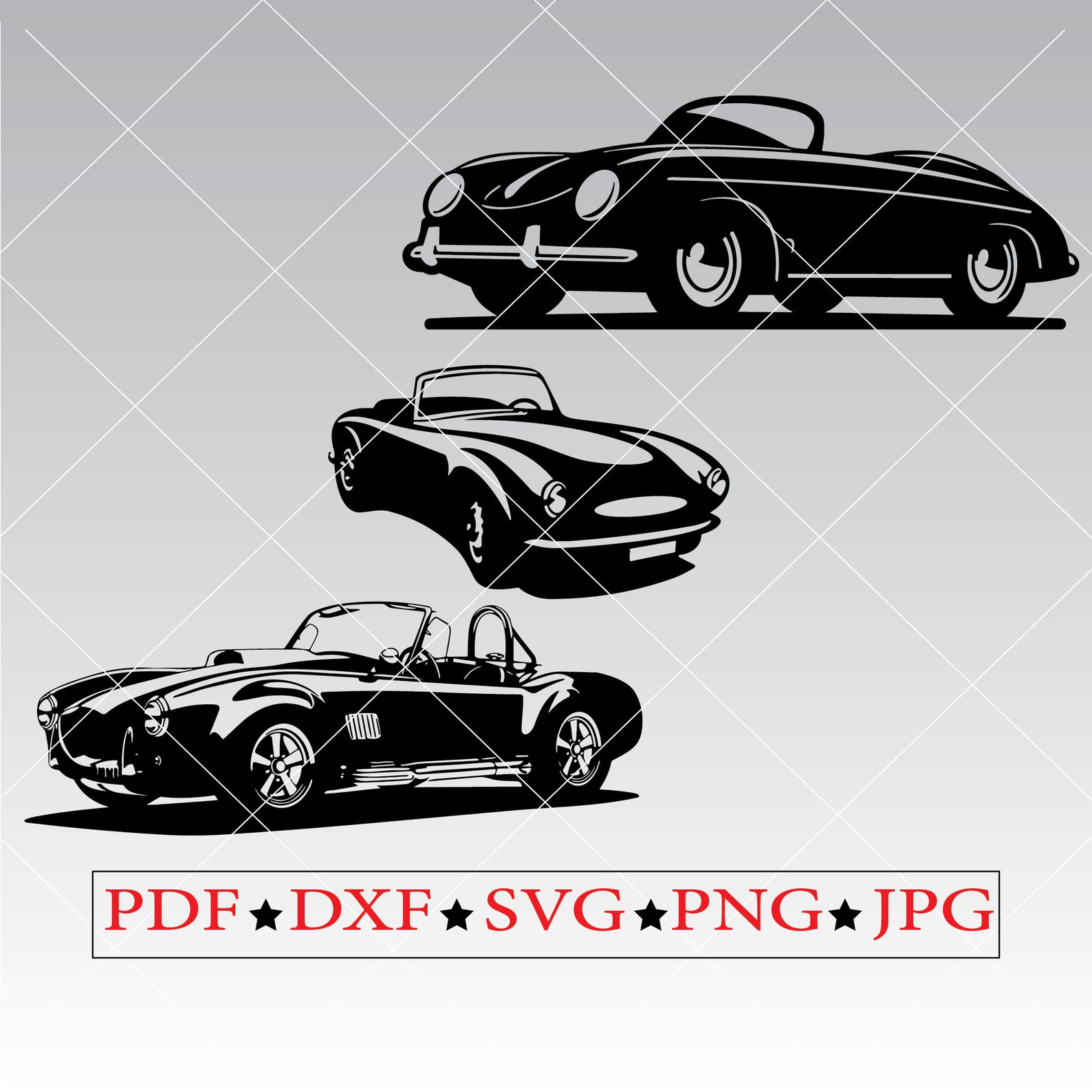 Classic Car Clipart Svg Cars for Gifts Design Svg Clipart Files Classic ...