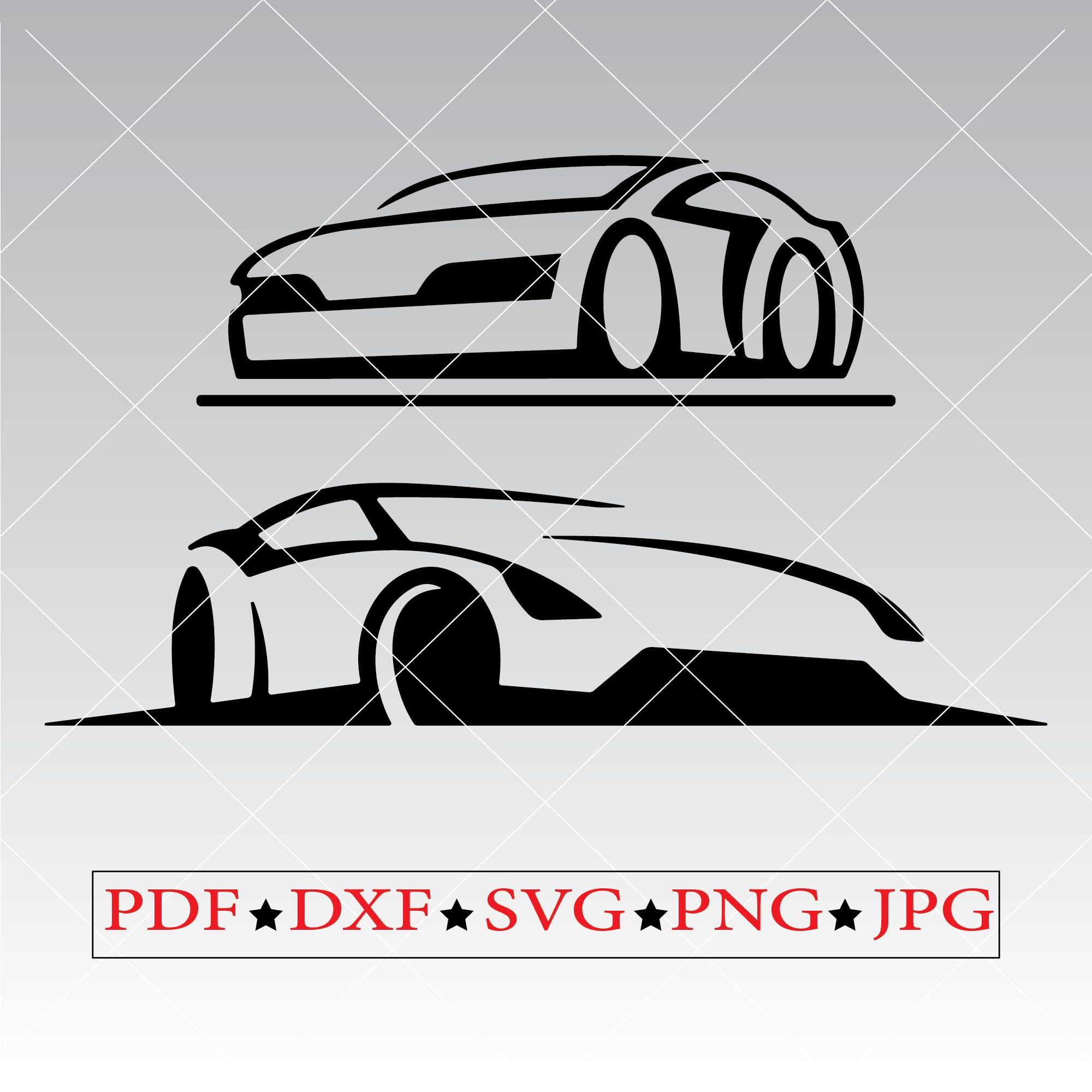 Sport Car Clipart Svg Cars for Gifts Design Svg Clipart Files Sport ...