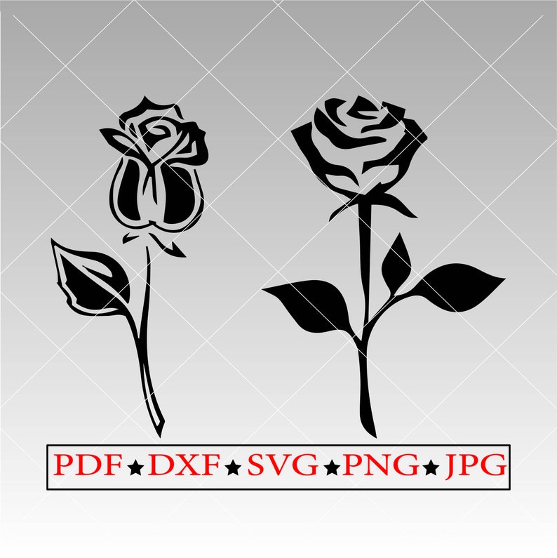 Flowers Clipart Svg Flowers for Gifts Design Svg Clipart Files - Etsy
