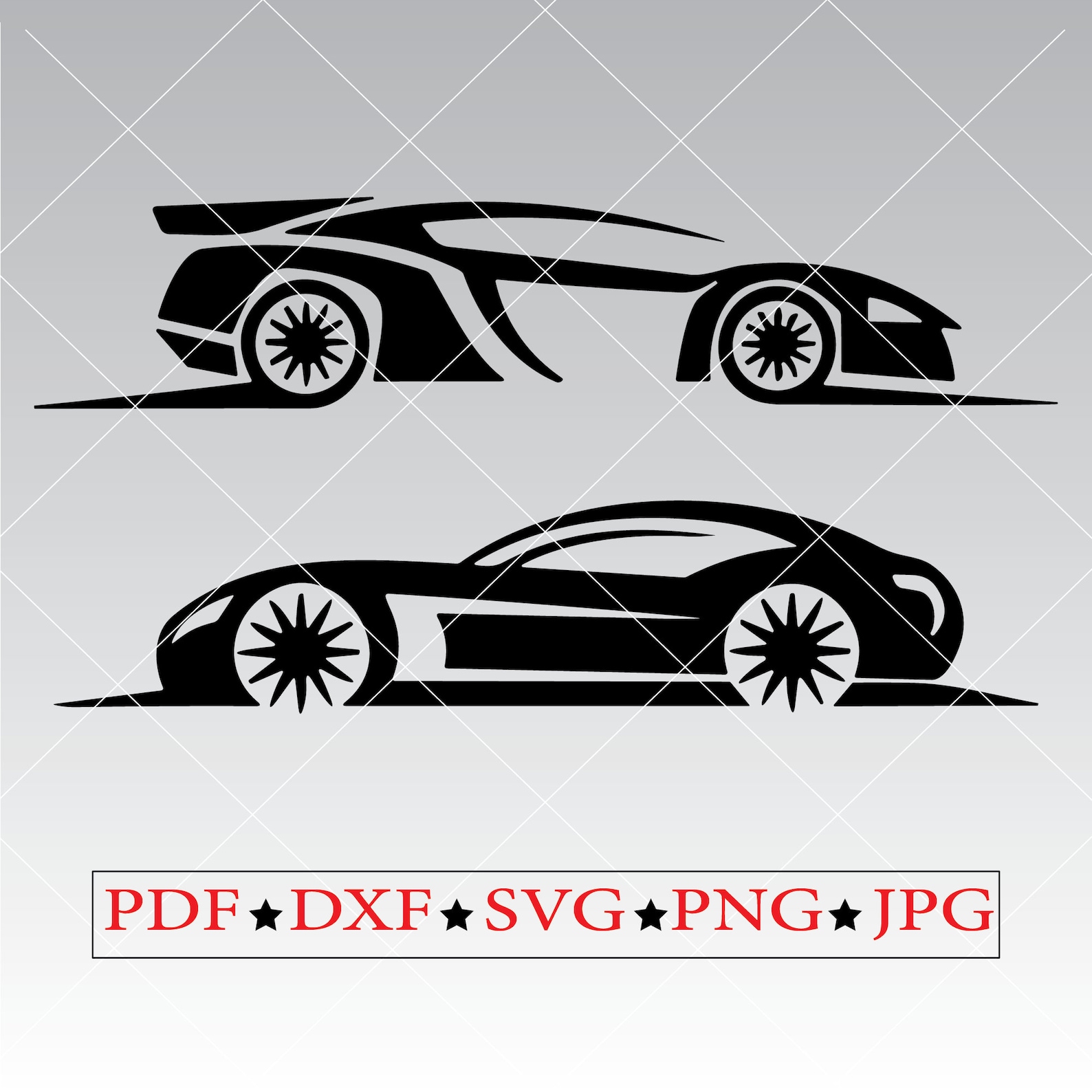 Sport Car Clipart Svg Cars for Gifts Design Svg Clipart Files Sport ...