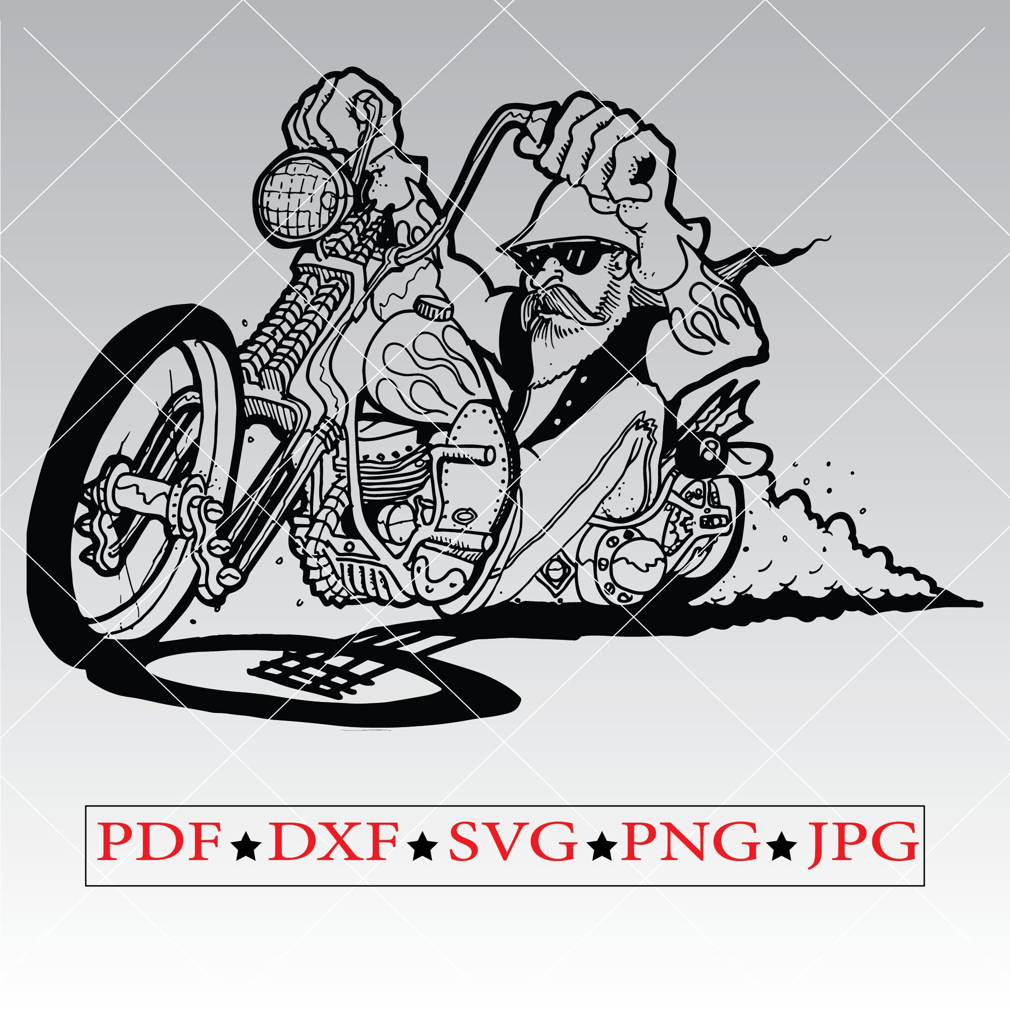 Motorcycle Clipart Svg Biking for Gifts Design Svg Clipart Files Ride ...