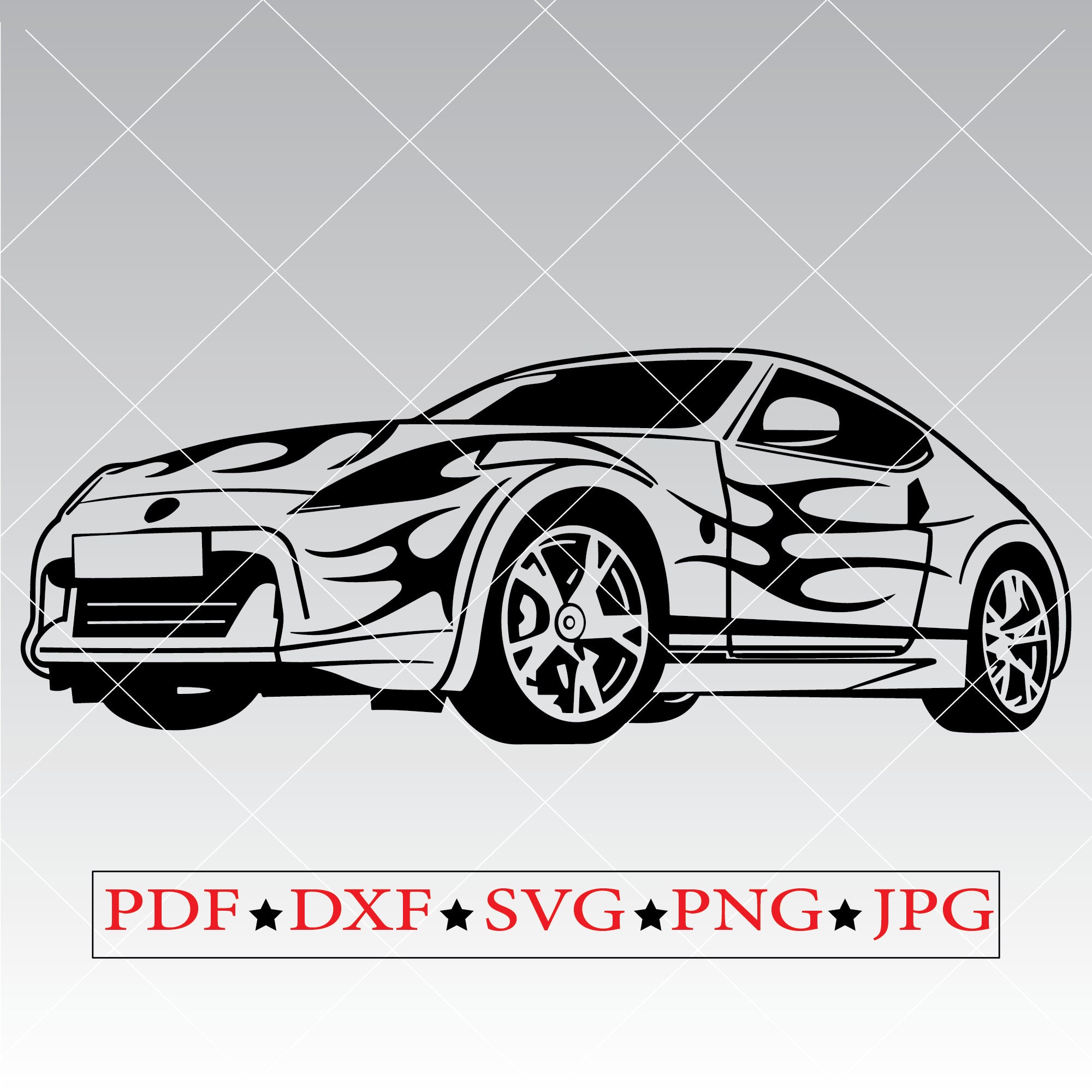 Sport Car Clipart Svg Cars for Gifts Design Svg Clipart Files Sport ...