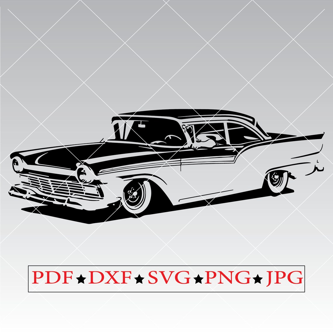 Classic Car Clipart Svg Cars for Gifts Design Svg Clipart Files Classic ...