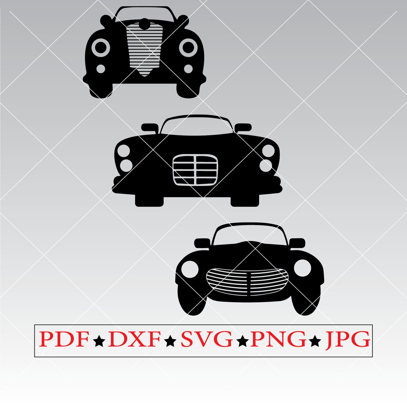 Classic Car Clipart Svg Cars for Gifts Design Svg Clipart Files Classic ...