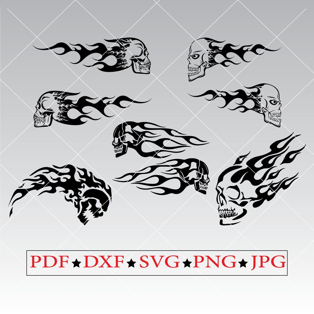 Skull Svg for Gifts Skull Design Svg Clipart Files Skull Svg Files for ...