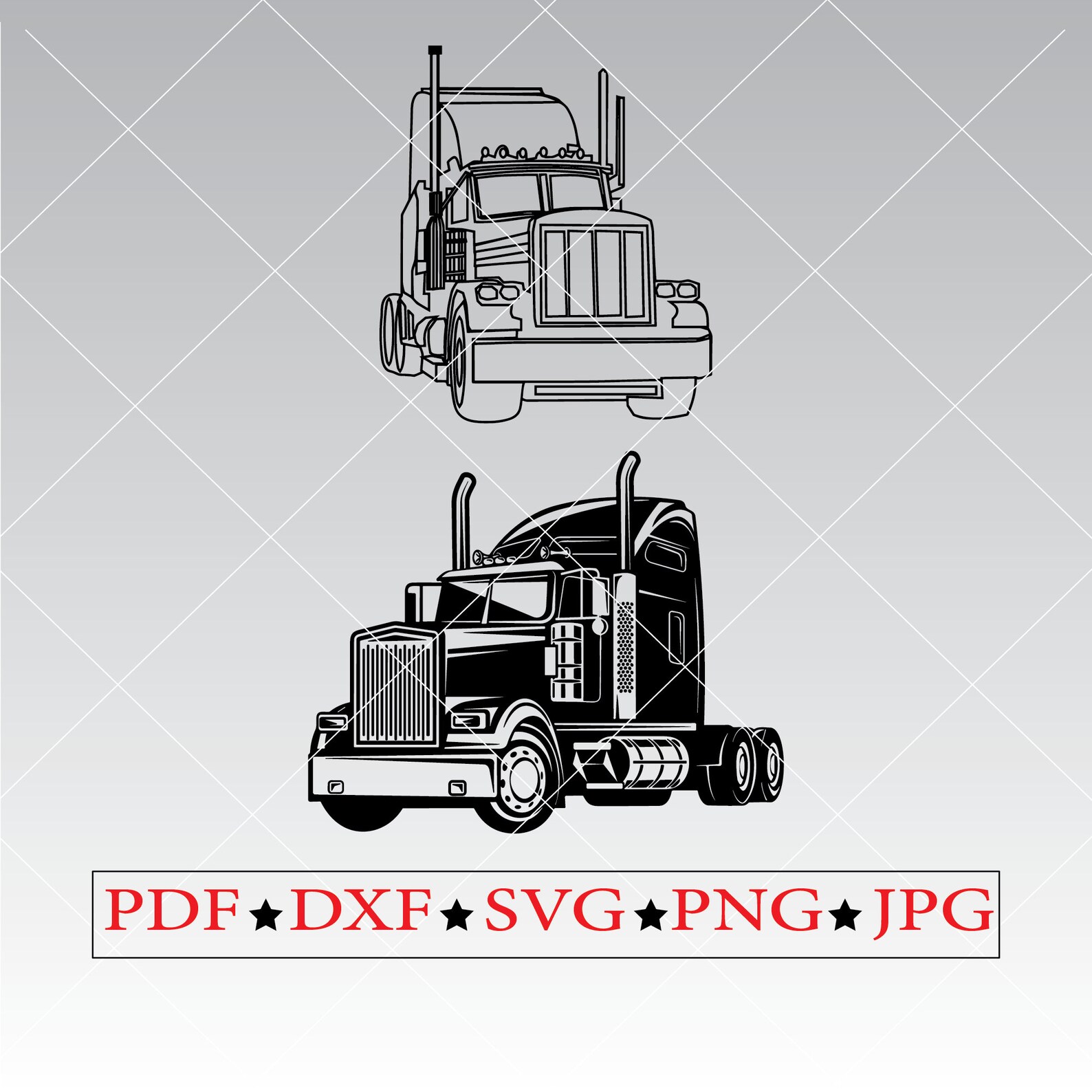 Trucks Svg Trucks Clipart for Gifts Design Svg Clipart Files Trucks Svg ...