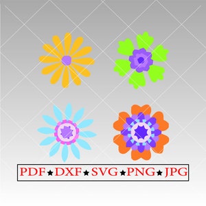 Flowers Clipart Svg Flowers for Gifts Design Svg Clipart Files Flowers ...