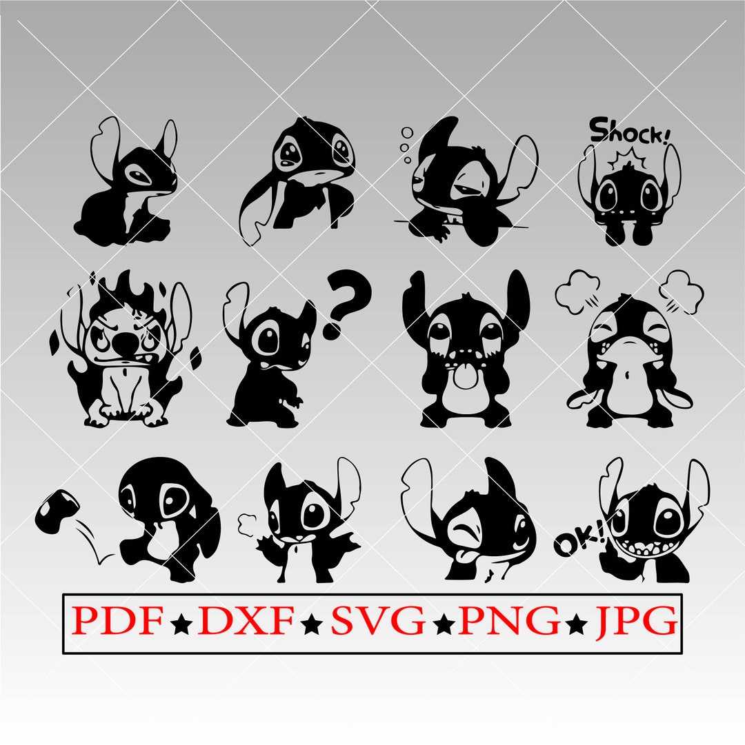 Stitch Svg for Gifts Stitch Design Svg Clipart Files Stitch Svg Files ...
