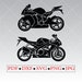 Motorcycle Clipart Svg Biking for Gifts Design Svg Clipart Files Ride ...