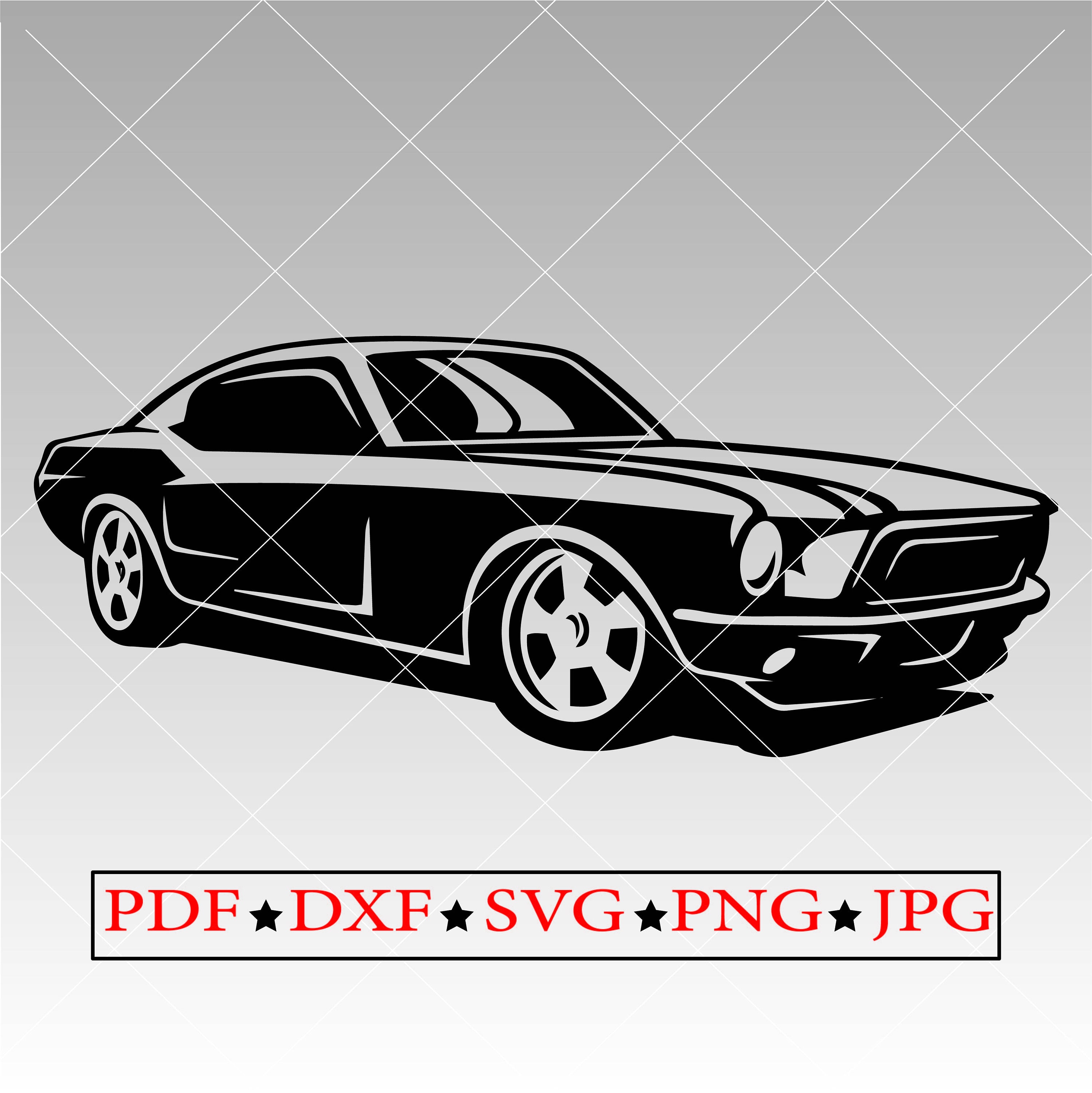 Classic Car Clipart Svg Cars for Gifts Design Svg Clipart Files Classic ...