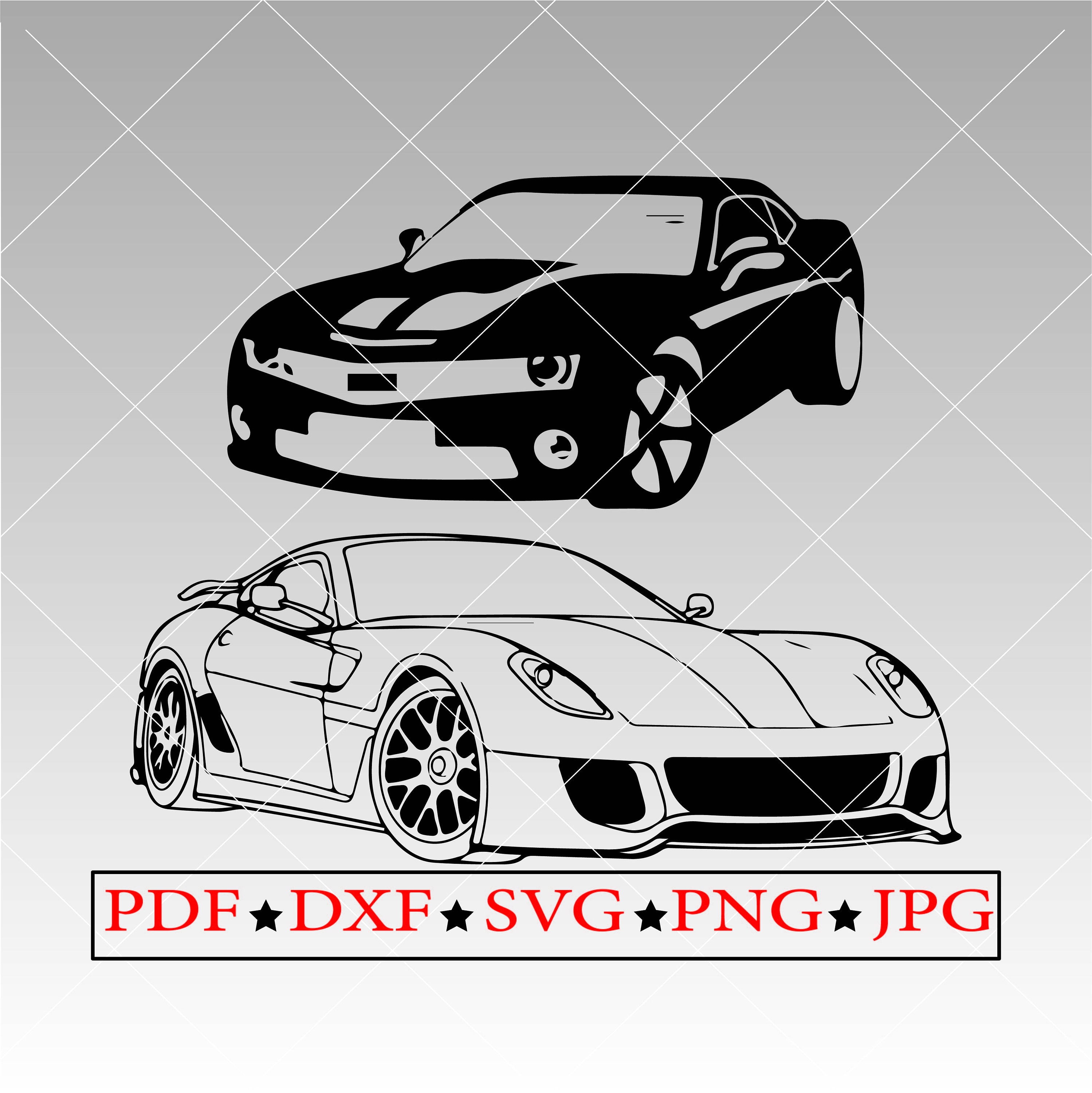 Sport Car Clipart Svg Cars for Gifts Design Svg Clipart Files Sport ...