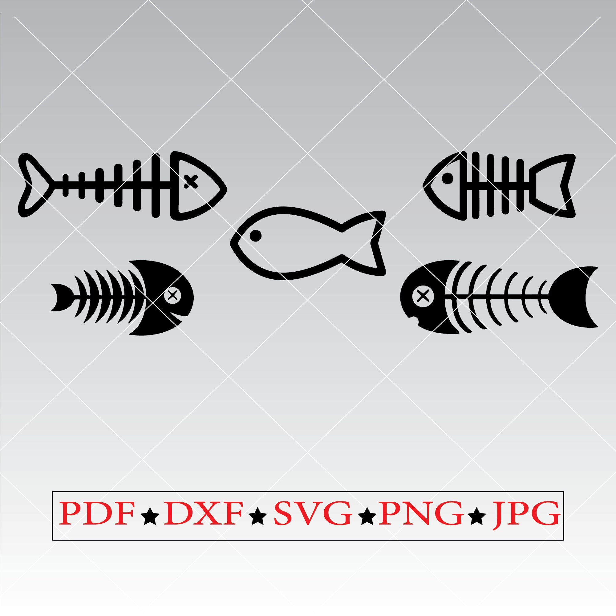 Fish Svg Fish Clipart for Gifts Design Svg Clipart Files Fishing Svg ...