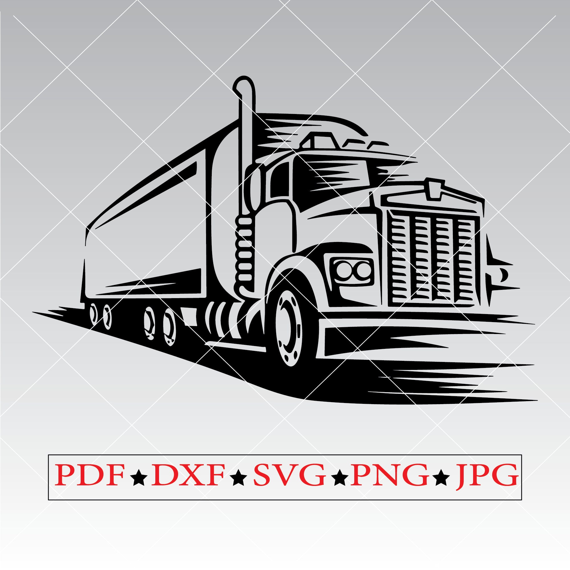 Trucks Svg Trucks Clipart for Gifts Design Svg Clipart Files - Etsy
