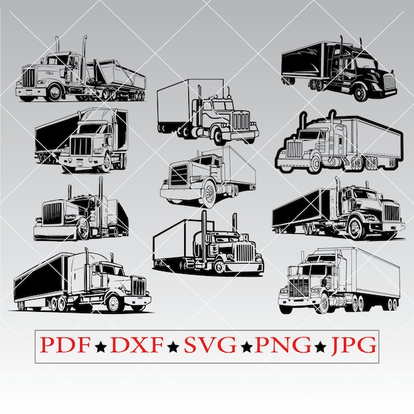 Kenworth Truck Svg - Etsy