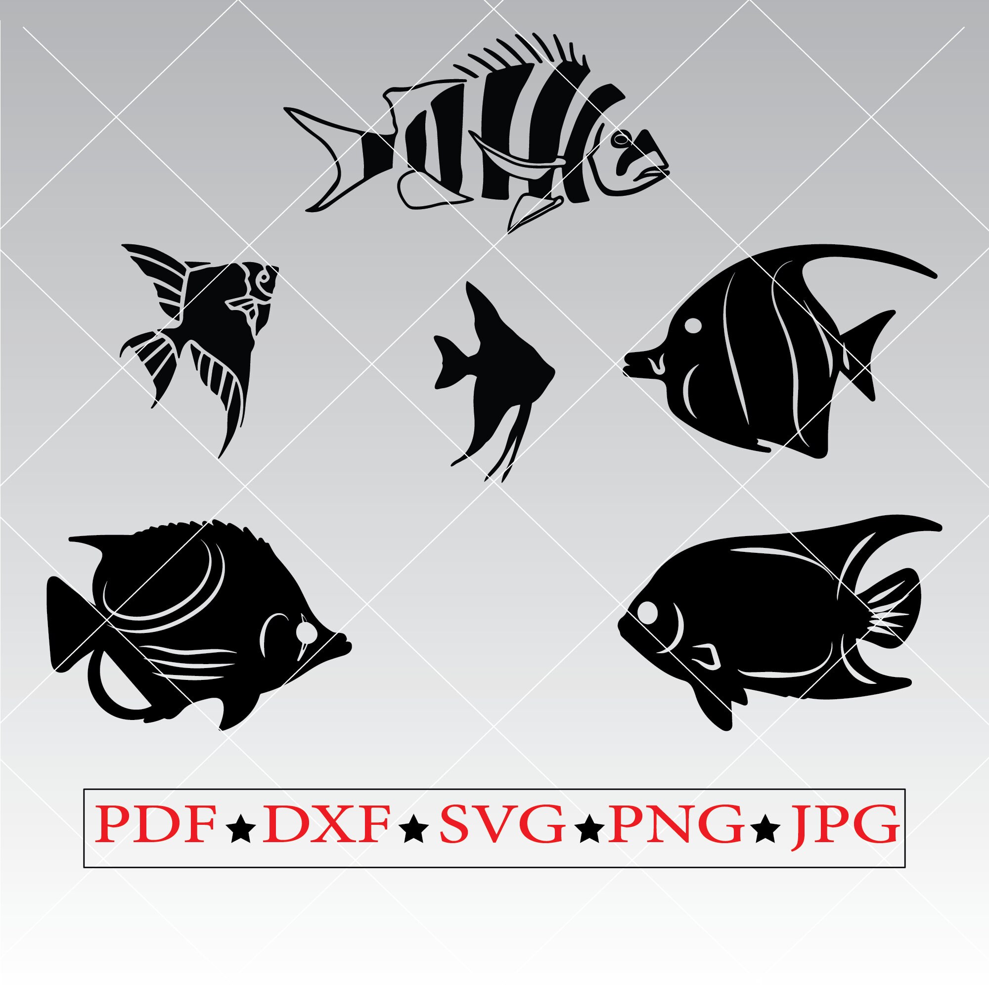 Fish Svg Fish Clipart for Gifts Design Svg Clipart Files Fishing Svg ...
