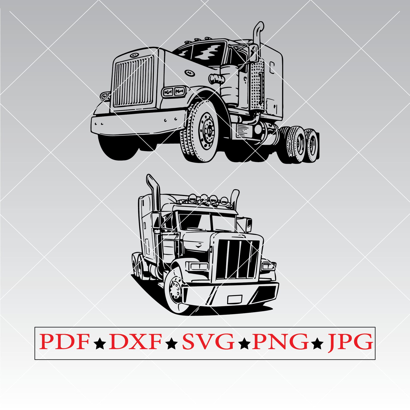 Trucks Svg Trucks Clipart for Gifts Design Svg Clipart Files Trucks Svg ...