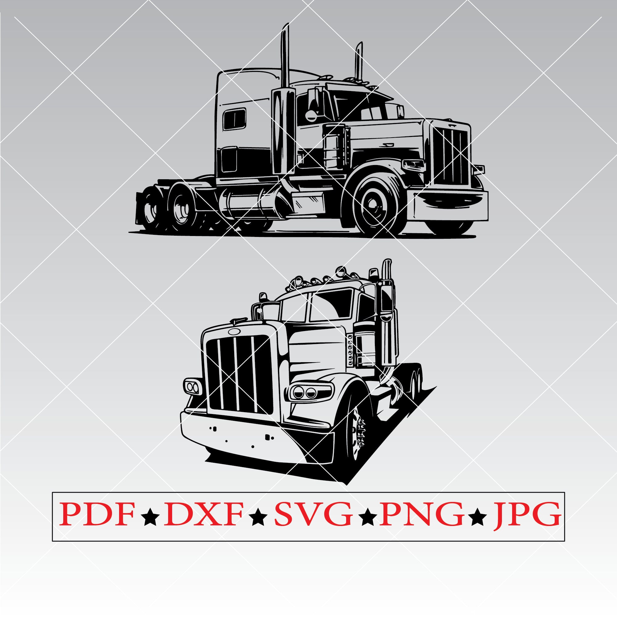Trucks Svg Trucks Clipart for Gifts Design Svg Clipart Files Trucks Svg ...