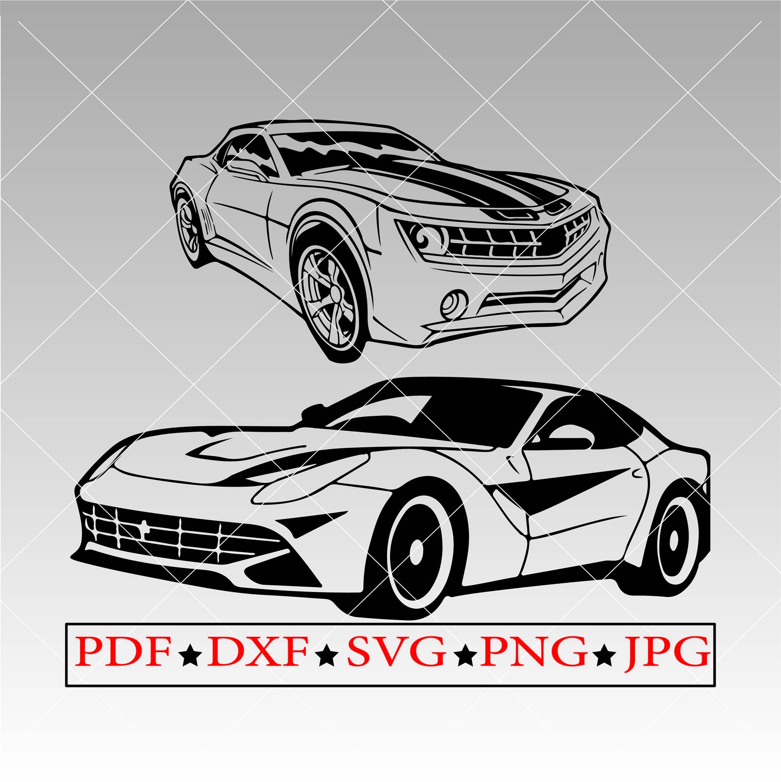 Sport Car Clipart Svg Cars for Gifts Design Svg Clipart Files Sport ...