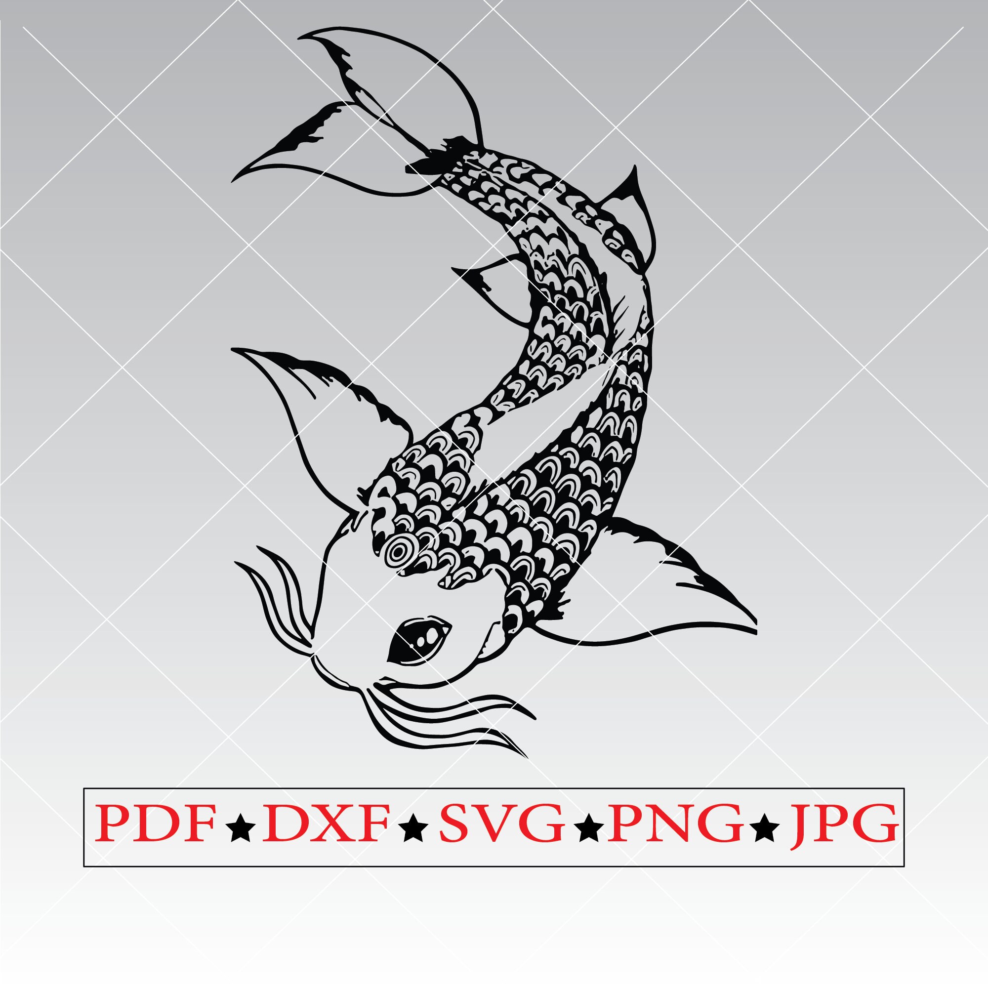 Fish Svg Fish Clipart for Gifts Design Svg Clipart Files Fishing Svg ...