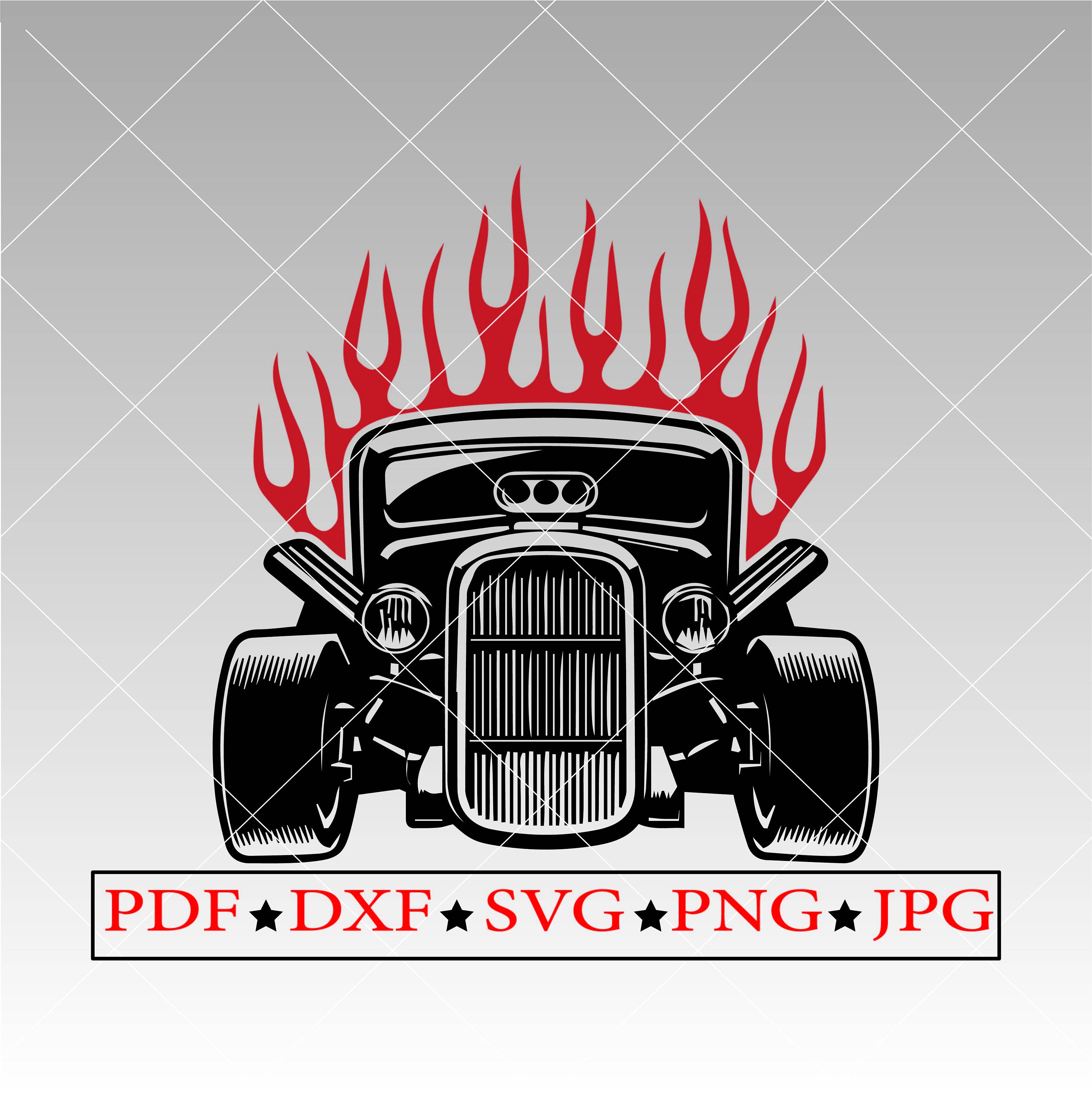 Classic Car Svg, Instant Download Files, SVG, PNG, JPG, Dxf, Pdf, Car ...