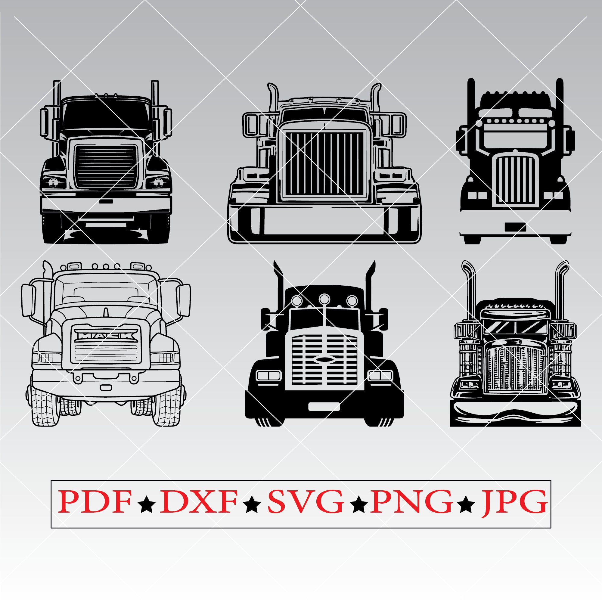 Trucks Svg Trucks Clipart for Gifts Design Svg Clipart Files Trucks Svg ...