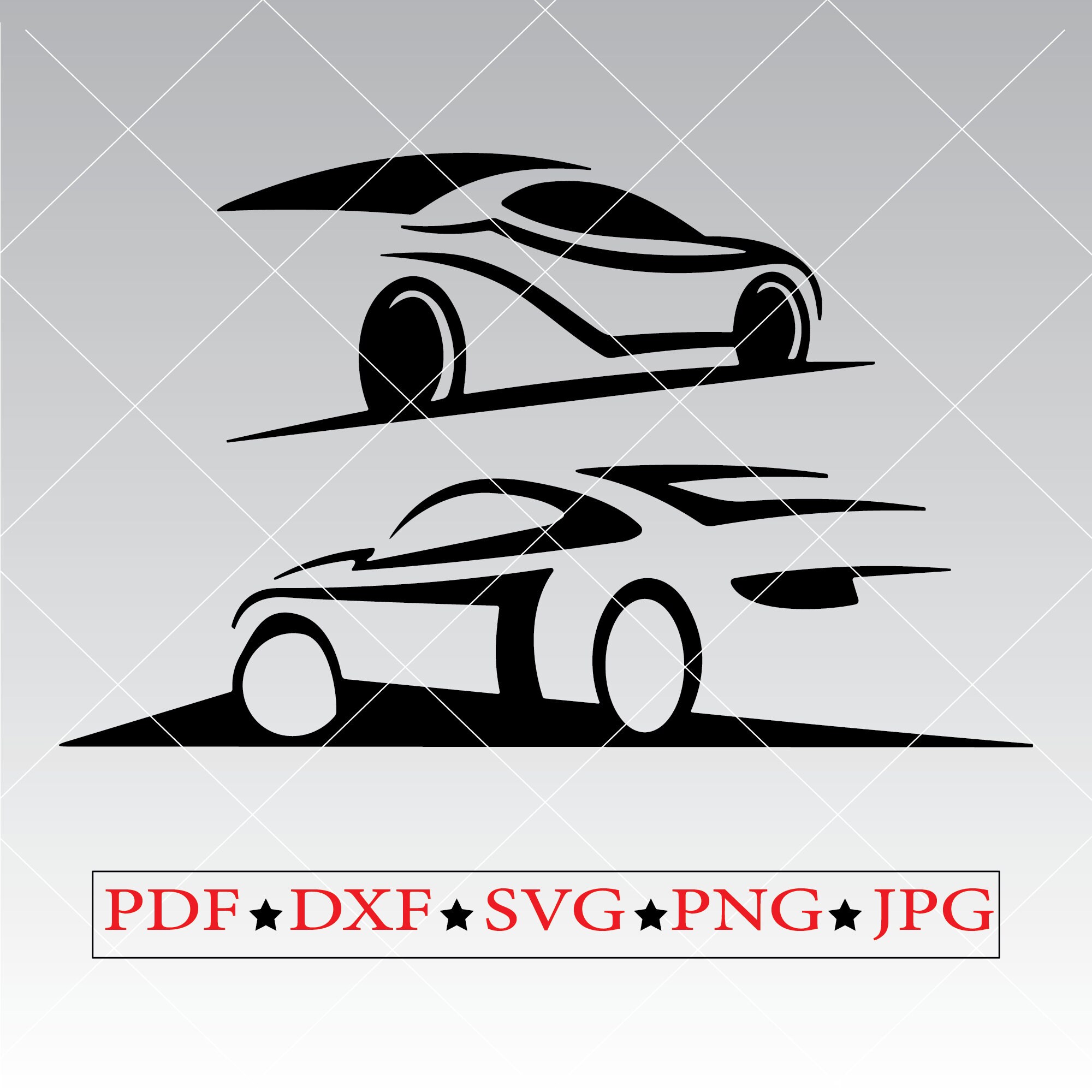 Sport Car Clipart Svg Cars for Gifts Design Svg Clipart Files Sport ...