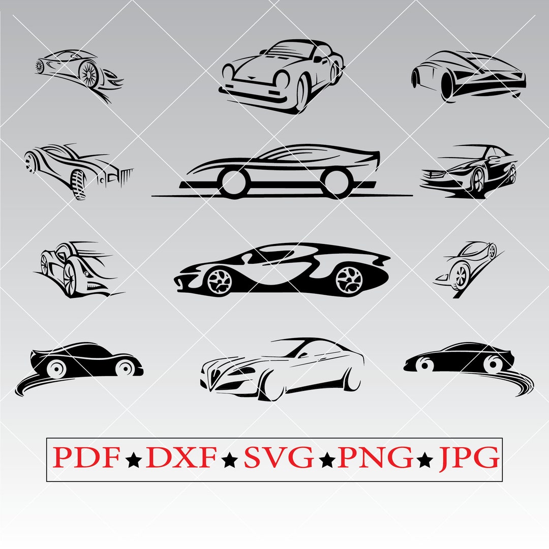 Sport Car Clipart Svg Cars for Gifts Design Svg Clipart Files Sport ...