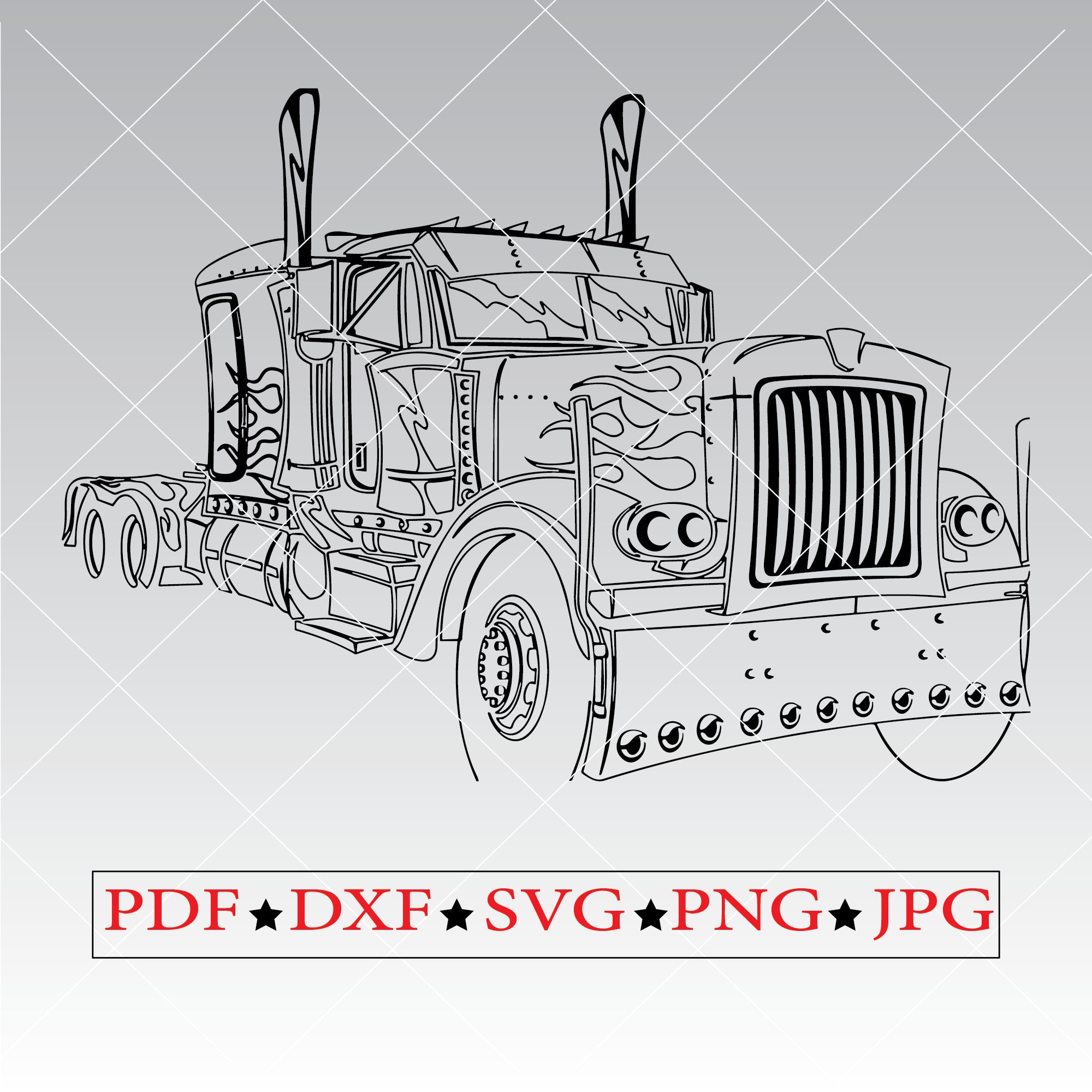 Trucks Svg Trucks Clipart for Gifts Design Svg Clipart Files - Etsy