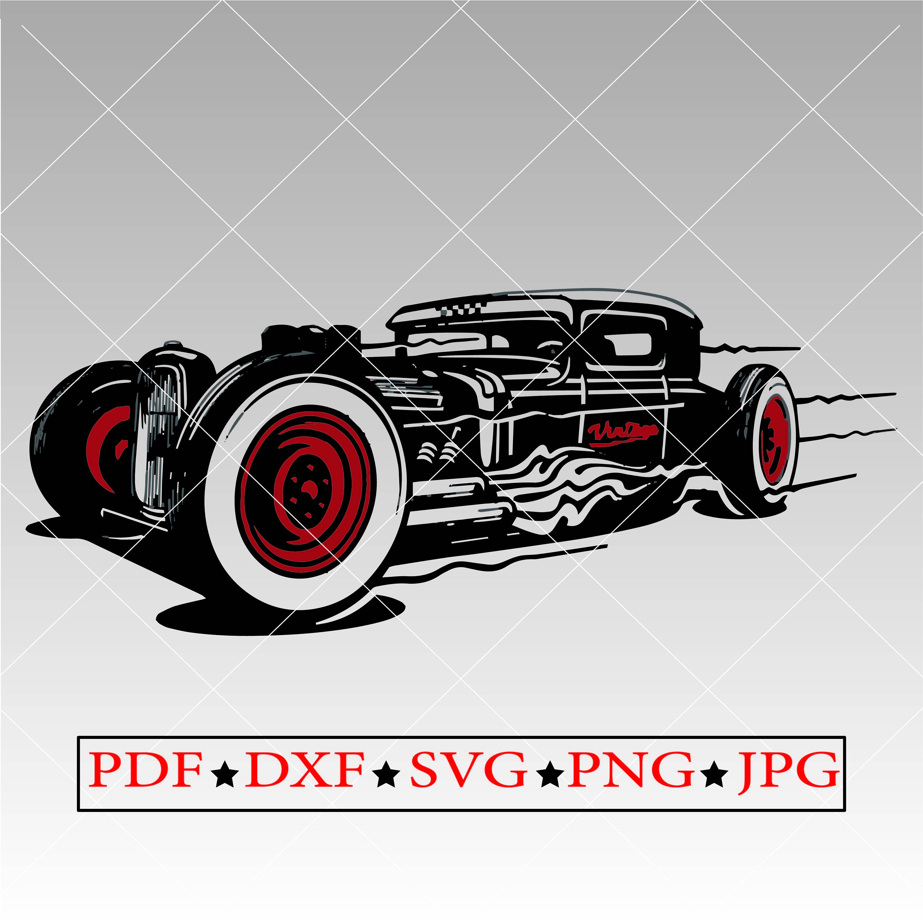 Classic Car Svg, Instant Download Files, SVG, PNG, JPG, Dxf, Pdf, Car ...