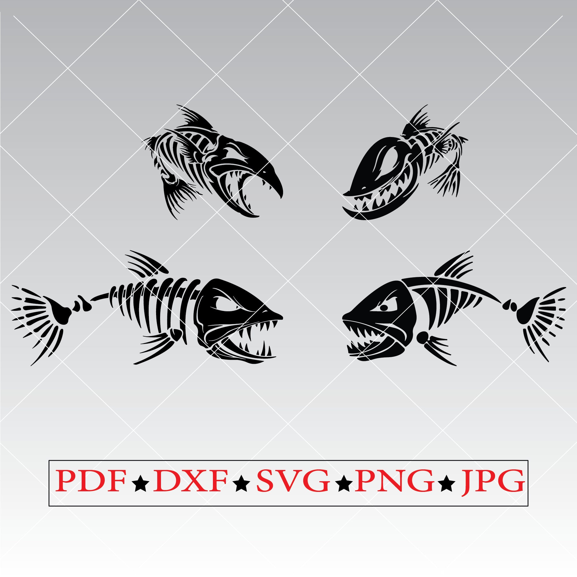 Fish Svg Fish Clipart for Gifts Design Svg Clipart Files Fishing Svg ...