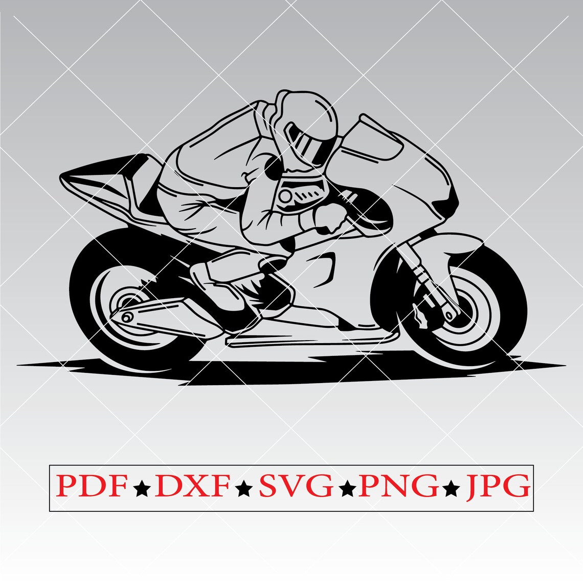 Motorcycle Clipart Svg Biking for Gifts Design Svg Clipart Files Ride ...